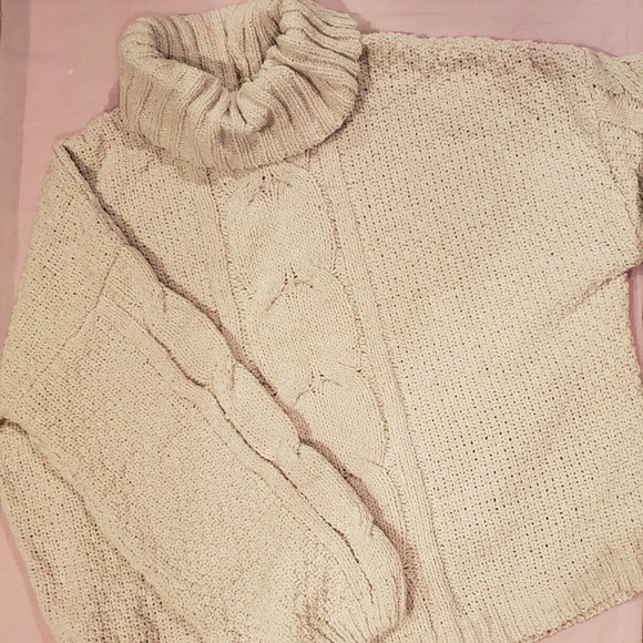 Seven7 | Sweaters | Womens Cable Knit Chenille Sweater Xxl | Poshmark
